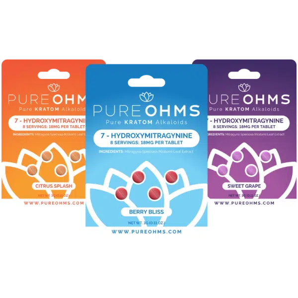 Pure Ohms 7-Hydroxy Tabs 18mg - Pure OHMS